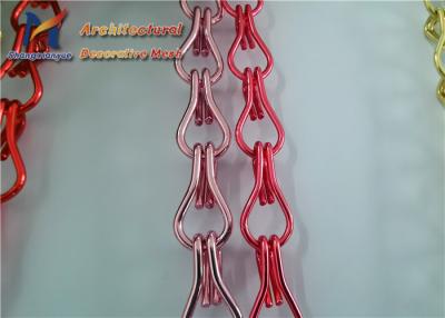 China Hotel Chainmail Door Curtain 12mm Aluminium Chain Fly Screen for sale