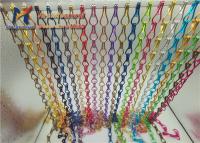 China 12mm Anodized Aluminum Chain Curtains For Space Partition for sale