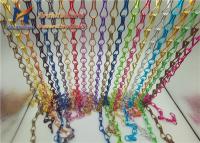 China Beauty Salon Bendable Aluminum Chain Curtains 1.6mm Chain Link Fly Screen for sale