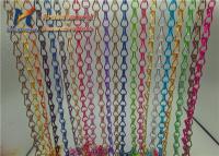 China Beauty Salon Bendable Aluminum Chain Curtains 1.6mm Chain Link Fly Screen for sale