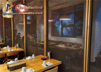 China Restaurant Aluminum Expanded Mesh 2.0mm 2m Stretched Steel Mesh for sale