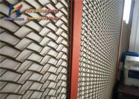 China Powder Coated Aluminum Expanded Mesh 2m Diamond Mesh Metal Sheet for sale