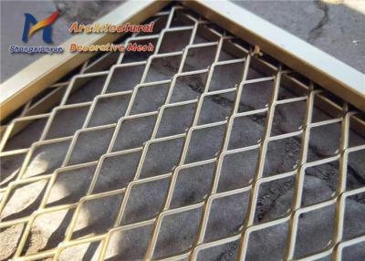 China Groove Frame Aluminum Expanded Mesh 2.5mm Stainless Steel Expanded Metal Lath for sale