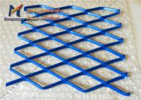 China Ceiling Aluminium Diamond Mesh Sheet 15m Decorative Expanded Metal Panels for sale