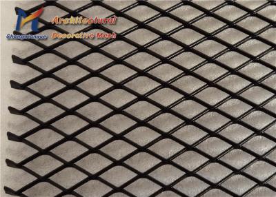 China Facade Aluminum Expanded Mesh 30m Black Expanded Metal Sheet for sale