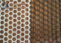 China Punched Honeycomb Perforated Metal Sheet Carbon Steel 0.5mm for sale