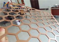 China Carbon Steel Hexagonal Perforated Metal Screen Panels 2440mm 1220mm for sale