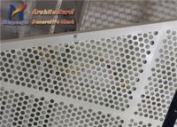 China White Anti Slip Perforated Metal Sheet 0.8mm Round Hole Perforated Plate for sale
