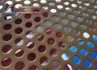 China 1000mm Perforated Metal Grilles Painting SS Sheet Round Hole for sale
