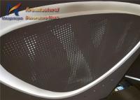 China Blue Perforated Metal Mesh Dividers 2.0mm Stainless Steel Perforated Mesh Sheet for sale