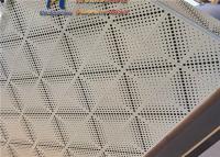 China Storefront Perforated Aluminium Security Mesh Metal Sheeting 2000mm 1000mm for sale
