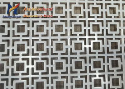 China Square Holes Perforated Metal Mesh for sale
