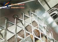 China Stretch Aluminum Expanded Metal Mesh Architectural 1.5mm 1m for sale