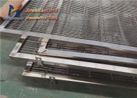 China Grey Architectural Cable Mesh 80mm Decorative Metal Mesh Panels for sale