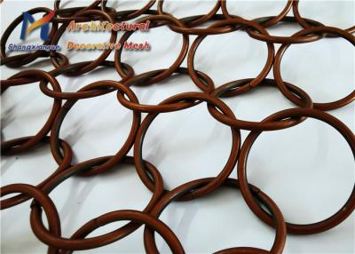 China Antique Brass Ring Mesh Fabric for sale