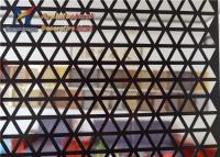 China Triangle Hole Perforated Metal Screens for sale