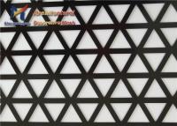 China Triangle Hole Perforated Metal Screens for sale