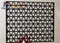 China Triangle Hole Perforated Metal Screens for sale