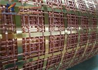 China 10mm Architectural Woven Wire Mesh Brass Copper Wire Mesh Screen for sale