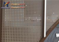 China Ceiling Round Hole Perforated Metal Mesh Stainless Steel 1000mm for sale