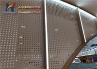 China Ceiling Round Hole Perforated Metal Mesh Stainless Steel 1000mm for sale