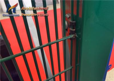 China PVC Coated Metal Wire Mesh Fence 76.2mm 12.7mm 358 High Security Fence for sale