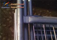 China 4.0mm Wire Mesh Fence Panels Galvanized Temporary Pedestrian Barriers for sale