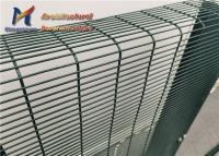 China 76.2mm 12.7mm 358 Anti Climb Mesh White Galvanized High Security Fence for sale
