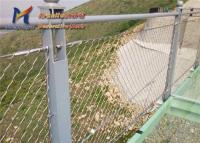 China Ss304 7 X 19 Wire Rope Mesh Pedestrian Bridge Protection Safety Cable Nets for sale