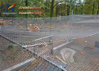 China Ferrule 2.4mm Stainless Steel Rope Mesh Animal Enclosures Greening Protect for sale