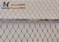 China Ferrule 2.4mm Stainless Steel Rope Mesh Animal Enclosures Greening Protect for sale