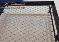 China Ferrule 2.4mm Stainless Steel Rope Mesh Animal Enclosures Greening Protect for sale