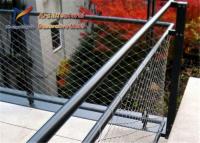 China 2.0mm Stainless Steel Rope Mesh Balustrading Balcony Railing Stair Infill Cable Nets for sale
