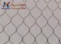 China 1.6mm Stainless Steel Wire Rope Mesh Platform Safety Fence Tensile Facade Cable Net Barrier for sale