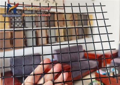 China Ss316l Architectural Woven Wire Mesh Decorative Pattern Lacquered Black for sale