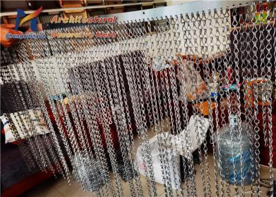 China Shape Volume 1.6mm Chain Link Curtain Decorative Circle Ceilings Wall for sale