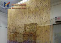 China Anodised Aluminum Chain Link Curtain Colour Decorative Curved Dividers for sale