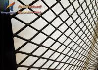 China 1.0mm Mild Steel Expanded Mesh Car 4s Shop Dividers Lacquered Black Frame for sale