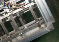 China Hollow Square Double Crimped Architectural Woven Wire Mesh Aluminium Hall Partitions for sale