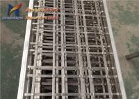 China Double 1*2mm Architectural Woven Metal Mesh Frame Aluminium Ceilings Dividers for sale