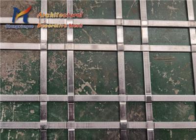 China Decorative Screen Ss304 Architectural Woven Mesh Hollow Square for sale
