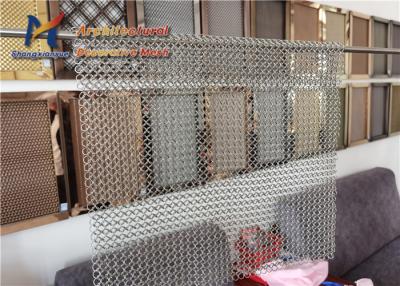 China Boom Decorative Ss 316l Ring Mesh Curtain Chainlink Architectural Booth Partitions for sale