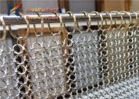 China Room Dividers Chainlink Ring Mesh Curtain Stainless Steel 304 1.2mm for sale