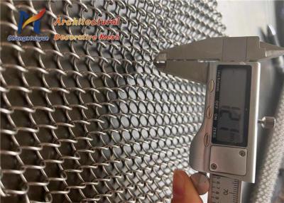 China Funiture Show Hall Coil Drapery Mesh Dividers 1.2mm Aluminum Panels for sale