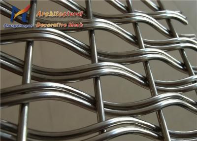 China Ss 304 Architectural Cable Mesh Decorative Window Screen Private Room Twist Crimped for sale