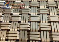 China Three Wires Special Style Architectural Woven Wire Mesh Railing Ceilings Divider for sale