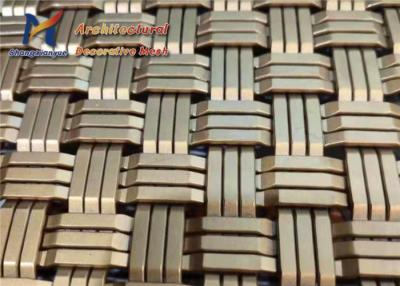 China Three Wires Special Style Architectural Woven Wire Mesh Railing Ceilings Divider for sale