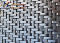 China Special Dense Architectural Woven Wire Mesh Opaque Dividers Elevator Wall Covering for sale