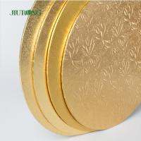 China Food Grade Round Cake Board Base 10 Inch 12 Inch White BRC FSC Certified for sale