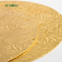 China Food Grade Round Cake Board Base 10 Inch 12 Inch White BRC FSC Certified for sale